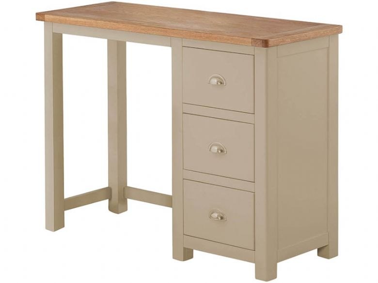Hunningham Dressing Table | 3 Drawer Oak Top - Lee Longlands