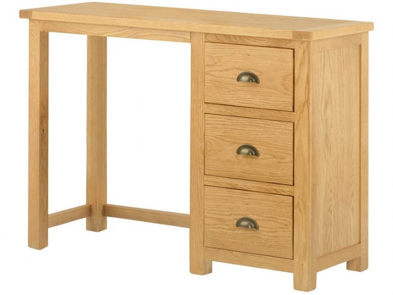Hunningham Dressing Table | 3 Drawer Oak Top - Lee Longlands