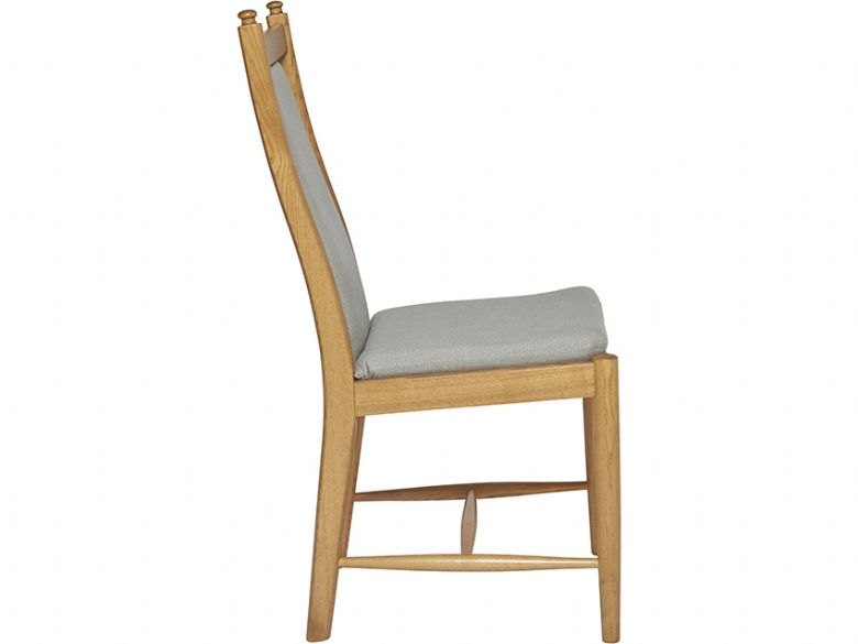 Ercol Penn Padded Back Dining Chair | Upholstered Oak Chair | Lee Longlands
