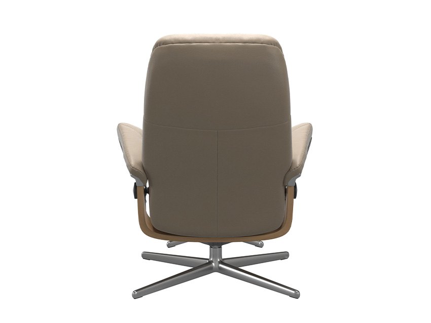 Consul Small Recliner Chair & Stool with Cross Base | Stressless | lee ...