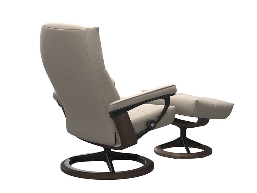 Stressless David Signature Medium Recliner Chair with Stool | Lee Long ...