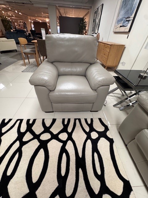 HTL Rosie 2.5 with power recliners + 2 seater fabric sofa and Power ...