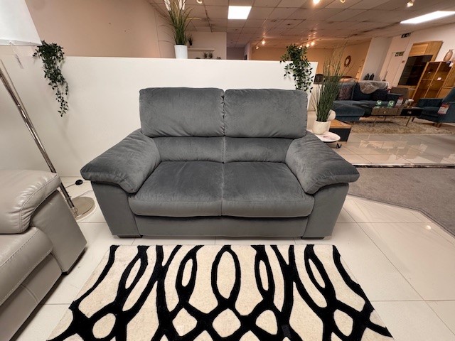 HTL Rosie 2.5 with power recliners + 2 seater fabric sofa and Power ...