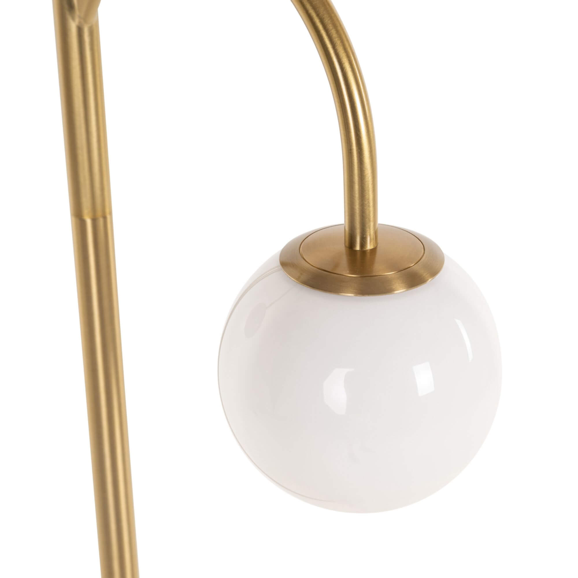 Janou Floor Lamp | Sculptural Gold & Marble Floor Lighting - Lee Longlands