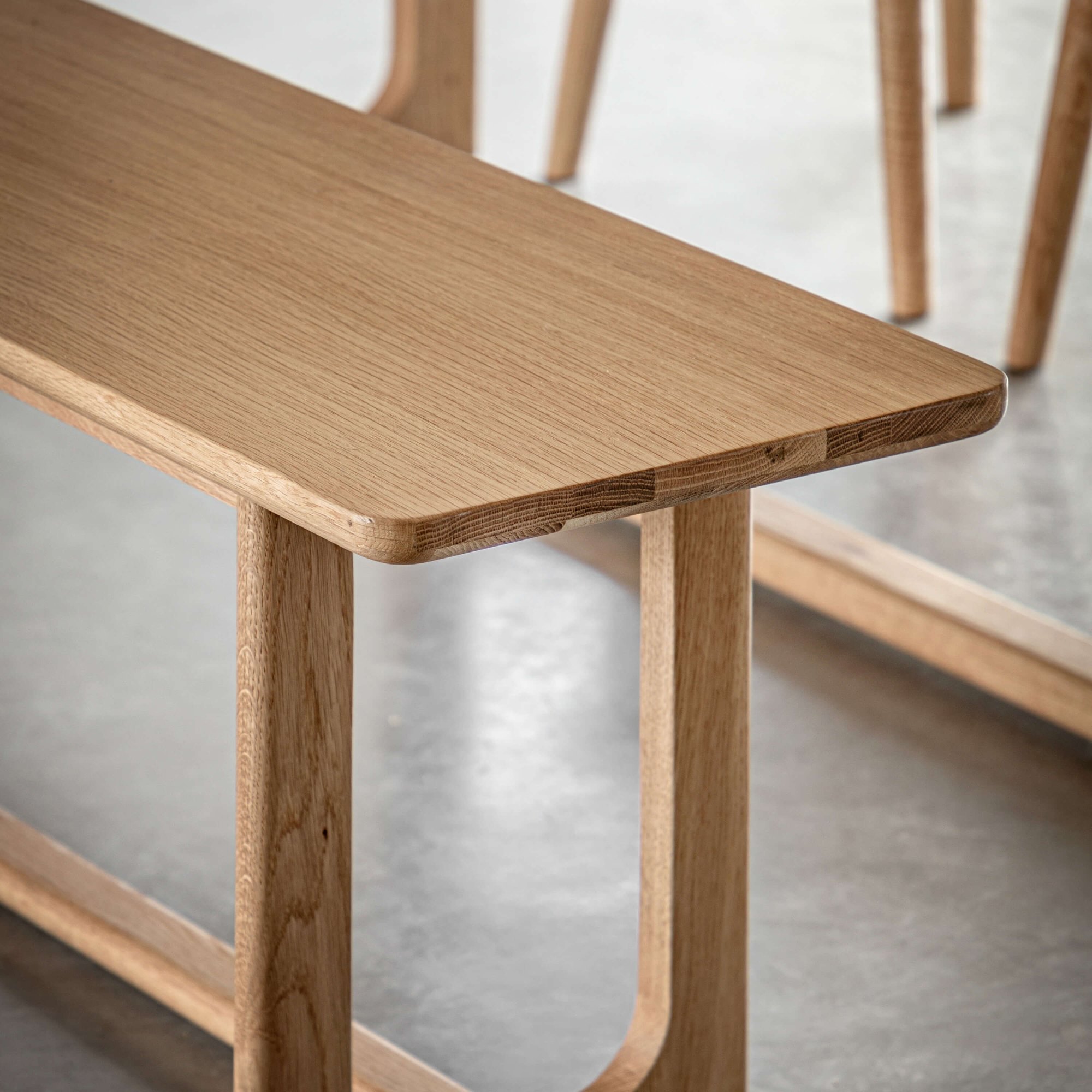 Craft Natural Dining Bench – Contemporary Wood Design | Lee Longlands