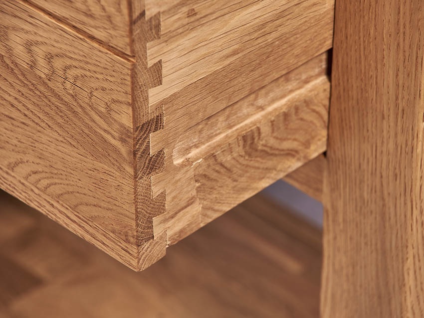Hemingford Oak 1 Drawer Console Table - Lee Longlands