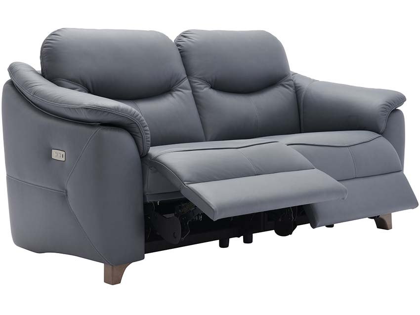 G Plan Jackson 3 Seater Double Power Recliner Sofa - Lee Longlands