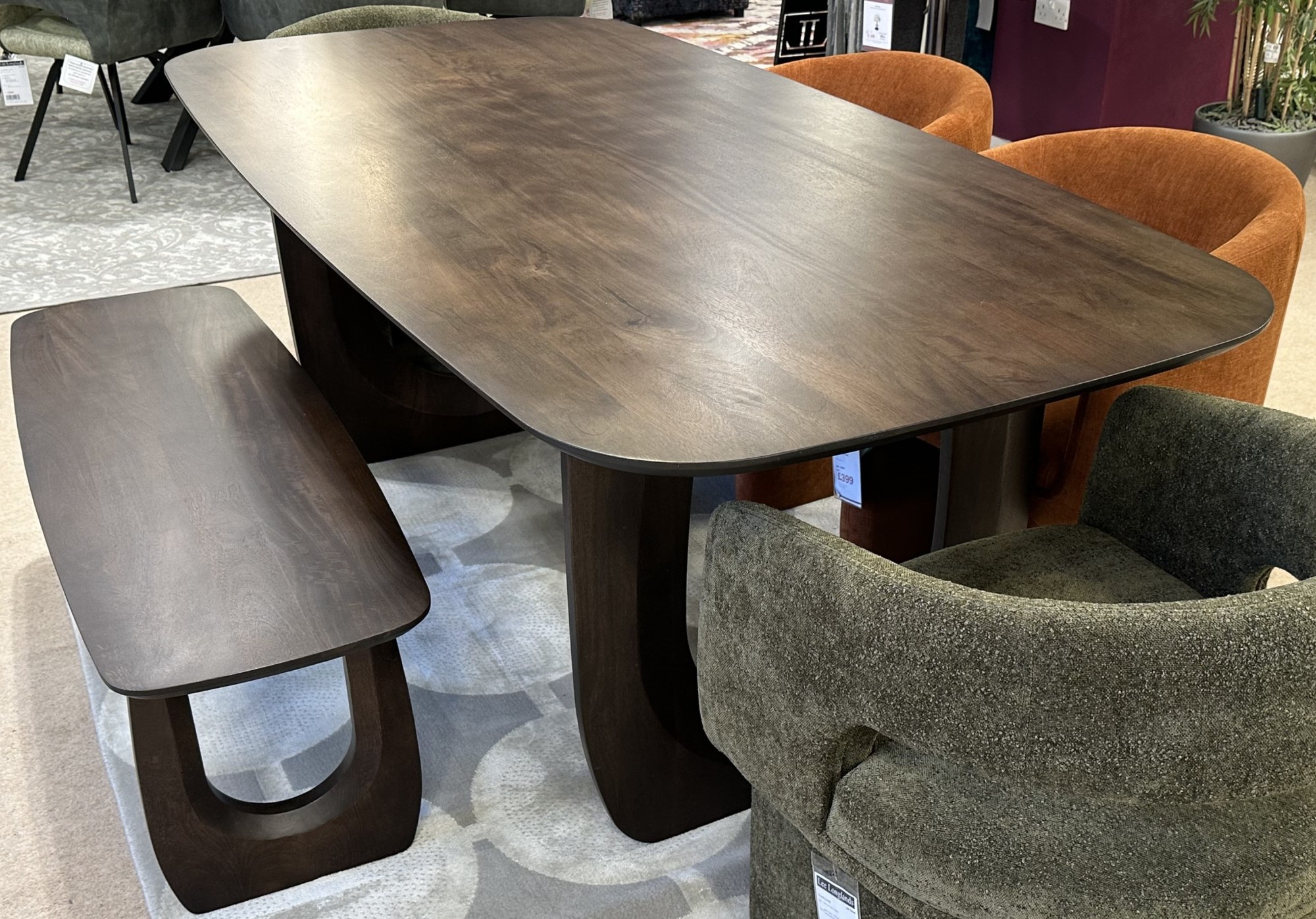 ARC- Dining Table and Bench - Lee Longlands