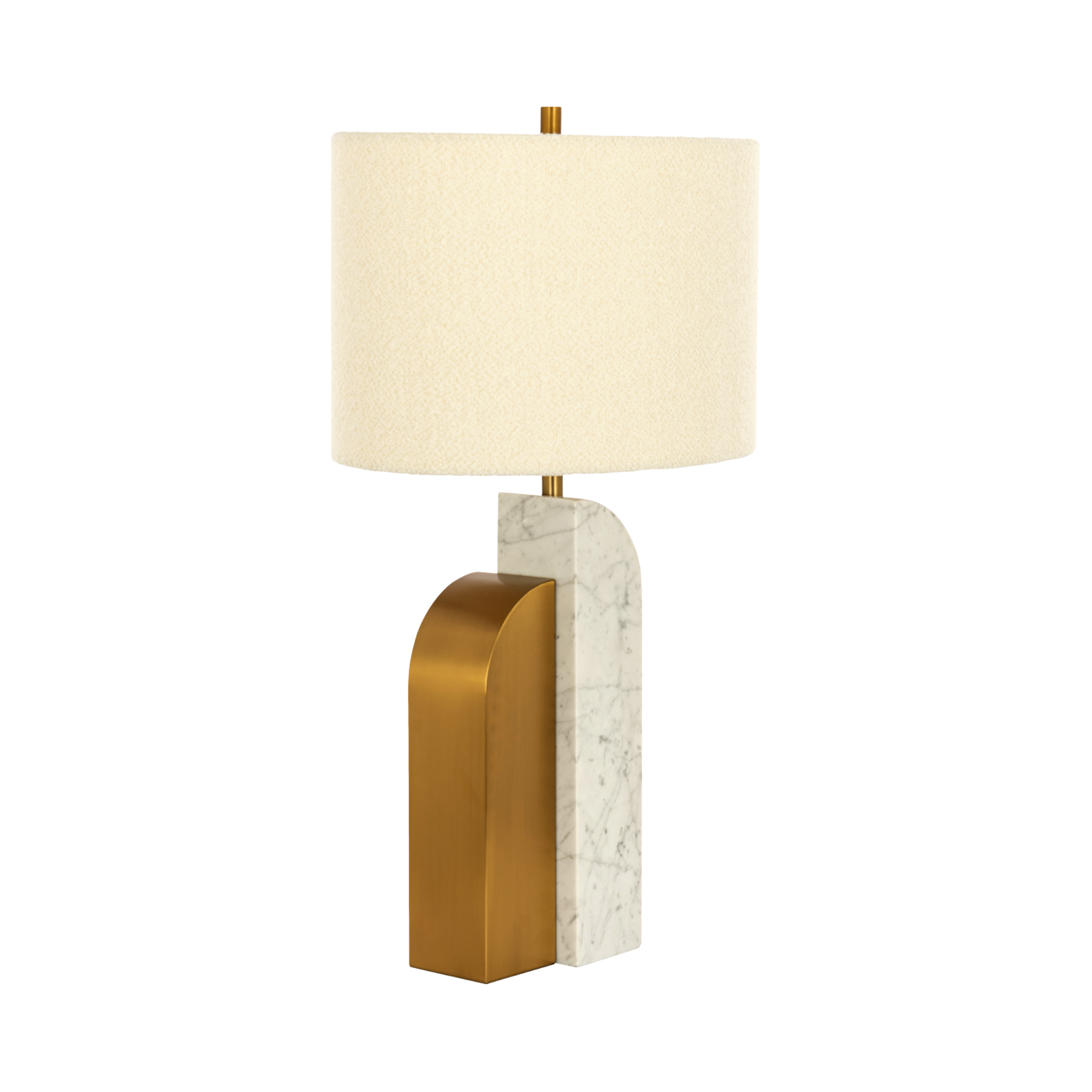 Florina Table Lamp – Metal & Marble with Gold Detail | Lee Longlands