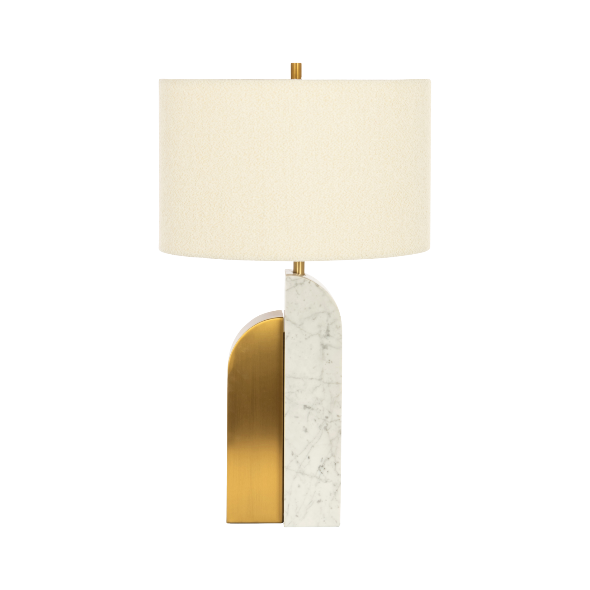 Florina Table Lamp – Metal & Marble with Gold Detail | Lee Longlands