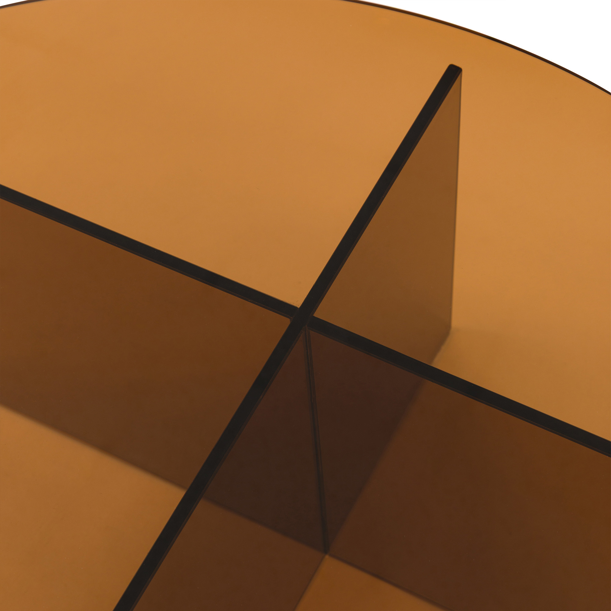 Parioli Bronze Glass Coffee Table- Retro Modern Design - Lee Longlands