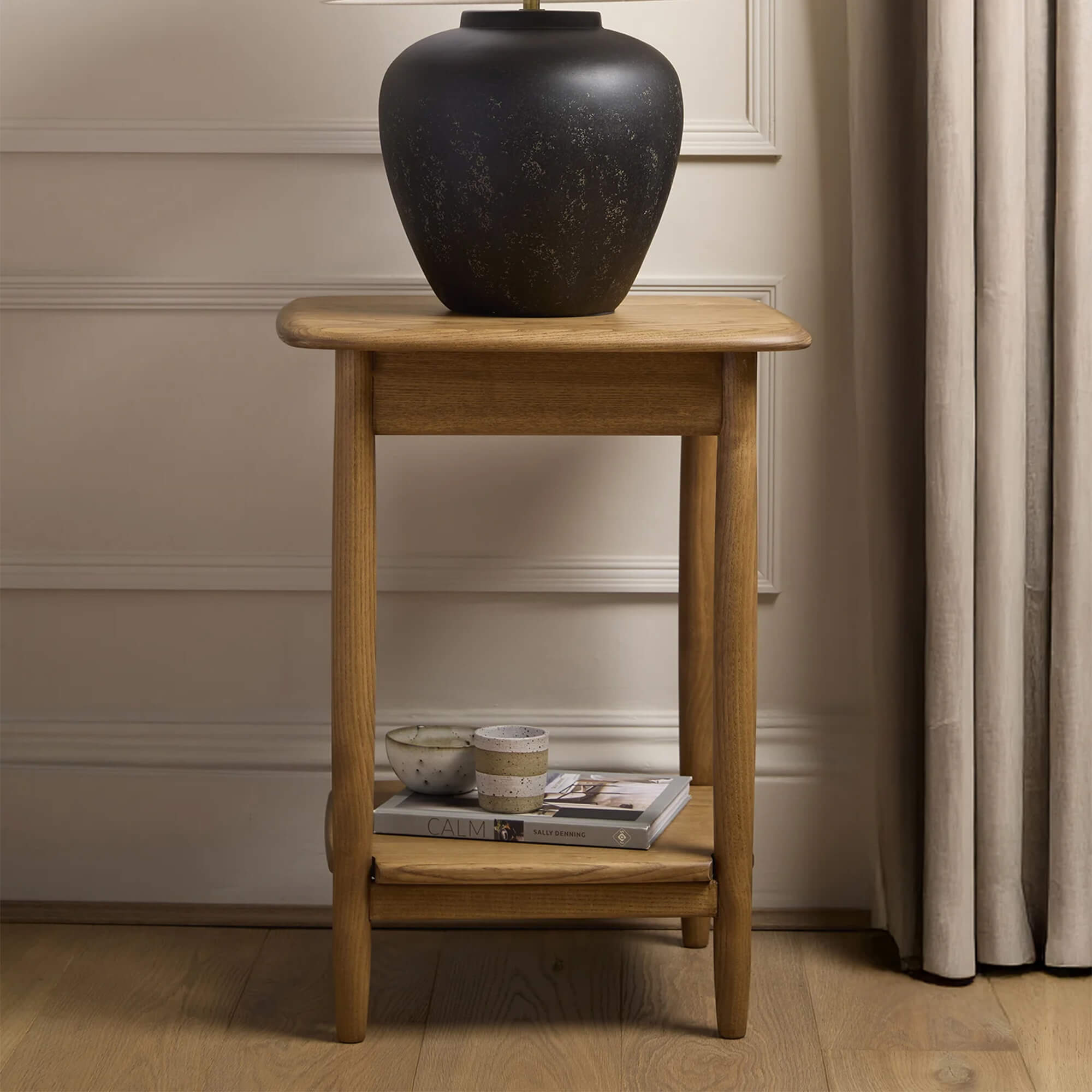 Ercol Windsor Side Table – Solid Ash Occasional Table | Lee Longlands