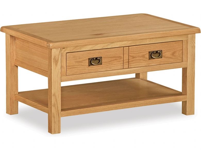 Fairfax Compact Oak Coffee Table - Lee Longlands