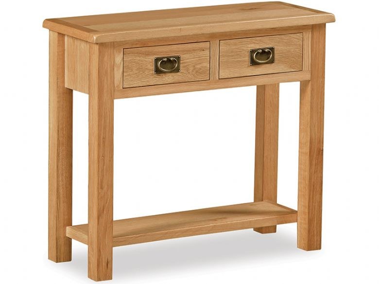 Fairfax Compact Oak Console Table - Lee Longlands