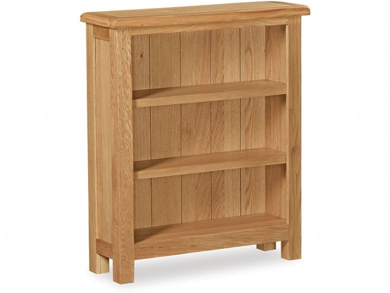 Fairfax Compact Oak Low Bookcase - Lee Longlands
