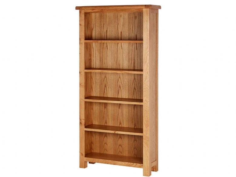 Fairfax Oak Large Deep Bookcase - Lee Longlands
