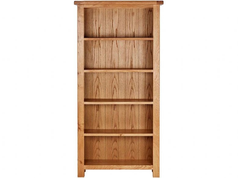 Fairfax Oak Large Deep Bookcase - Lee Longlands