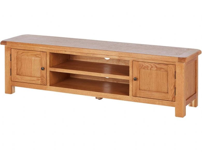 Fairfax Oak Low TV Unit - Lee Longlands