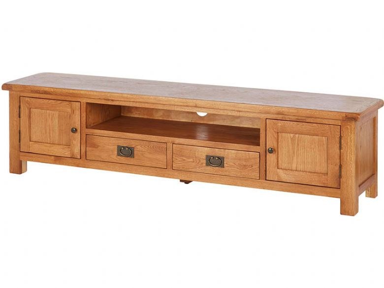 Fairfax Oak Low Line TV Unit - Lee Longlands