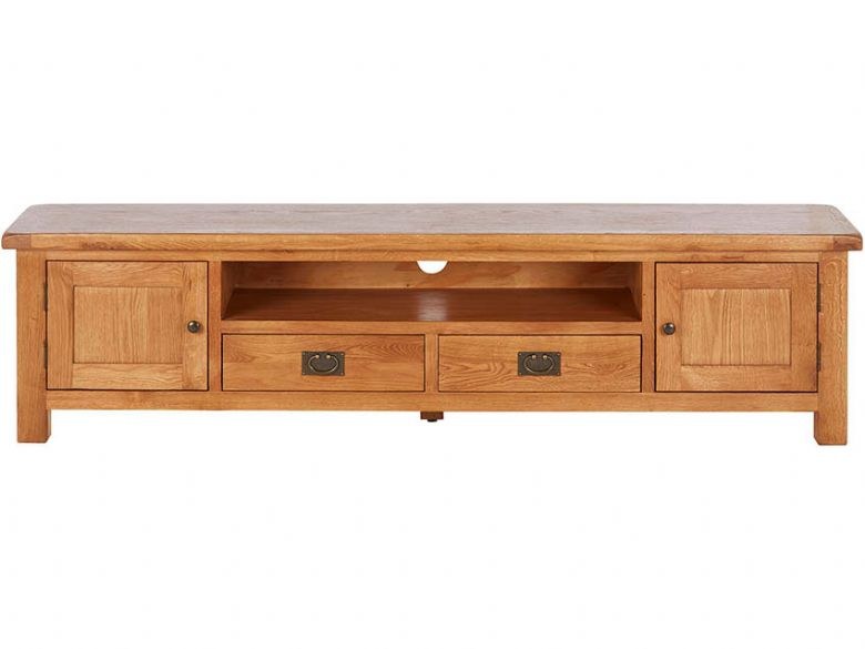 Fairfax Oak Low Line TV Unit - Lee Longlands