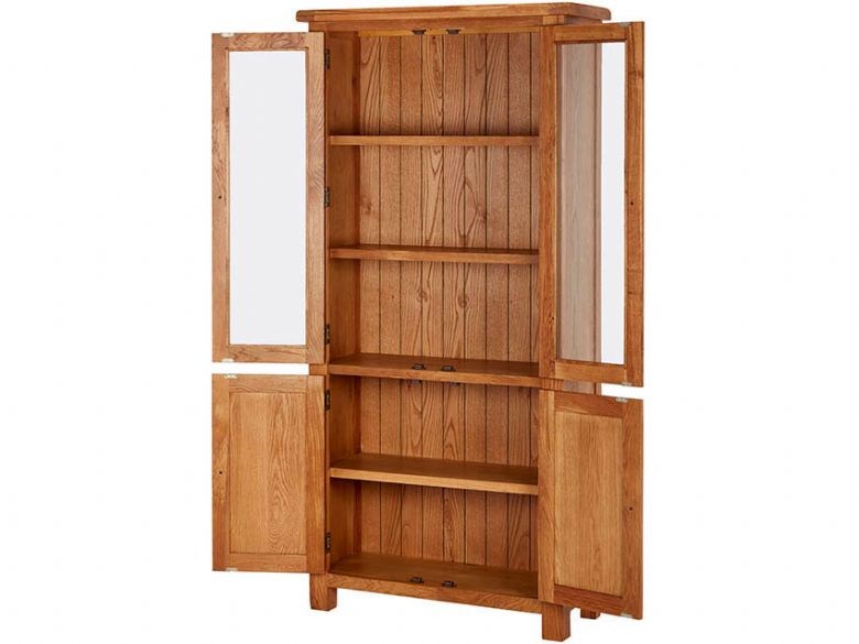 Fairfax Oak Display Cabinet - Lee Longlands