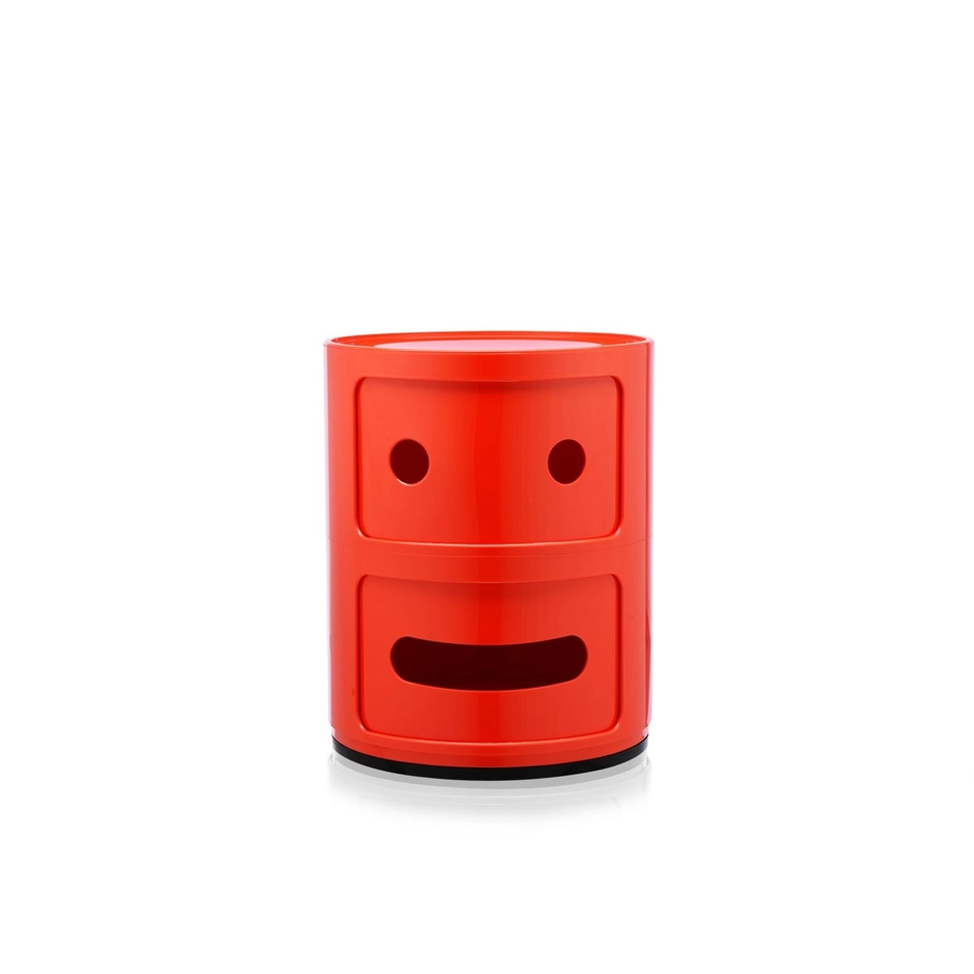 Kartell Componibili Smile 2 Drawers Unit - Red - Lee Longlands