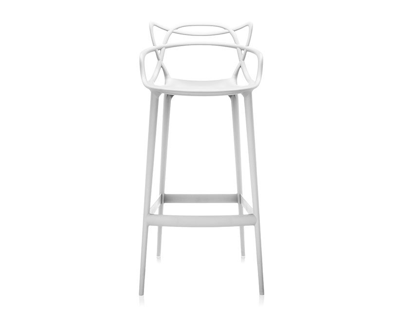 Masters Stool White H.75 | Kartell | Lee Longlands