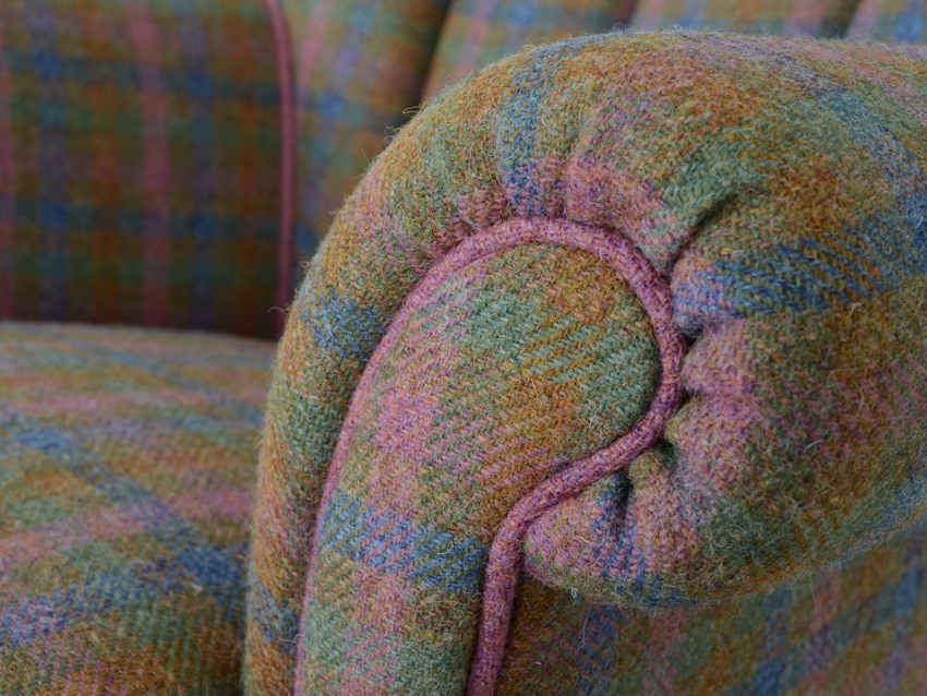 Tetrad Harris Tweed Regent Wing Chair - Lee Longlands