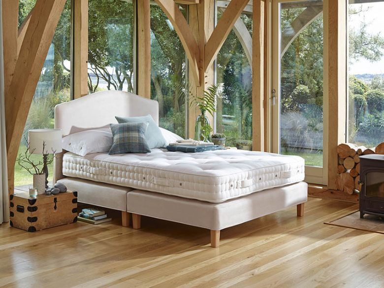 Vispring Elite Super King Divan Bed Base & Mattress - Lee Longlands