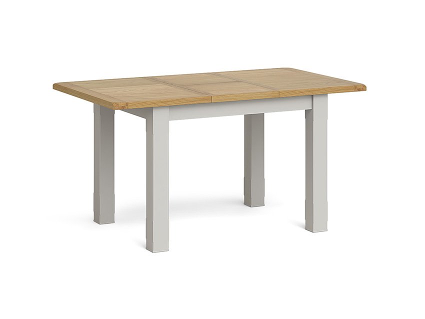 Grey Oak Compact Extending Dining Table | Lee Longlands
