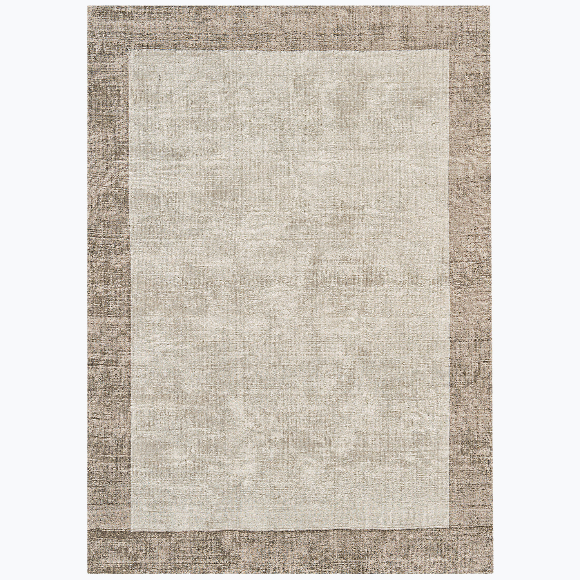 Blade Border Rug 160?160 cm – Square Luxury Border Rug in Champagne ...