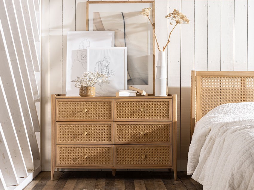 Java 6 Drawer Wide Chest - Lee Longlands