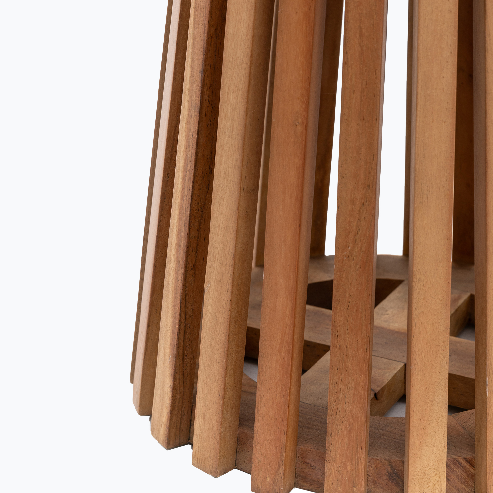 Brookland Slatted Side Table - Lee Longlands