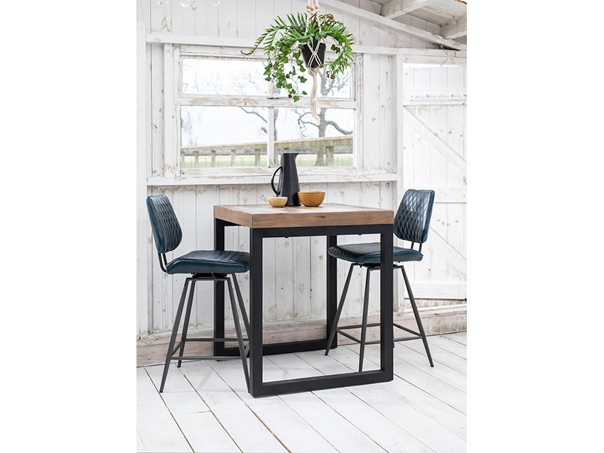 Massa Dark Blue Bar Stool - Lee Longlands