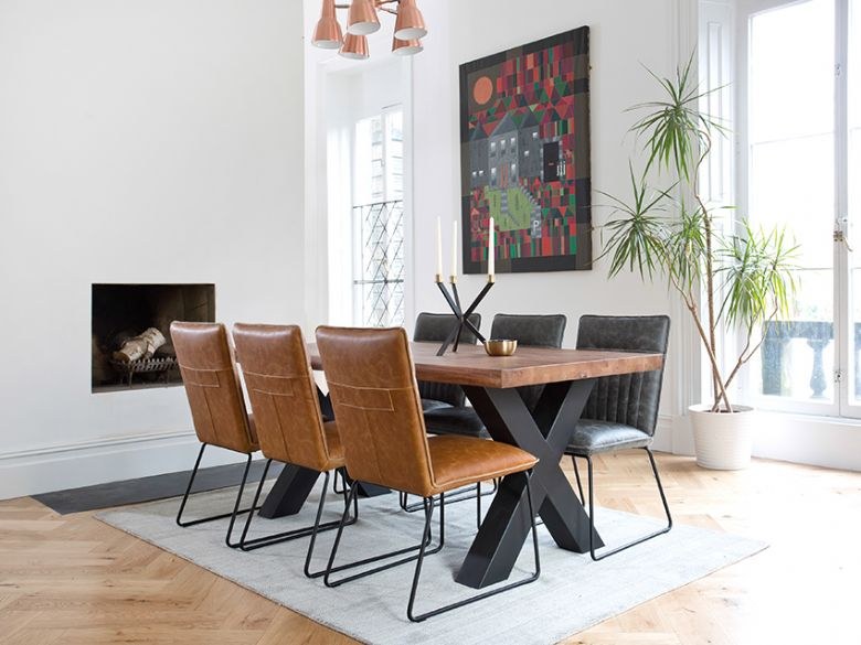 Quebec 2m Central Pedestal Dining Table - Lee Longlands