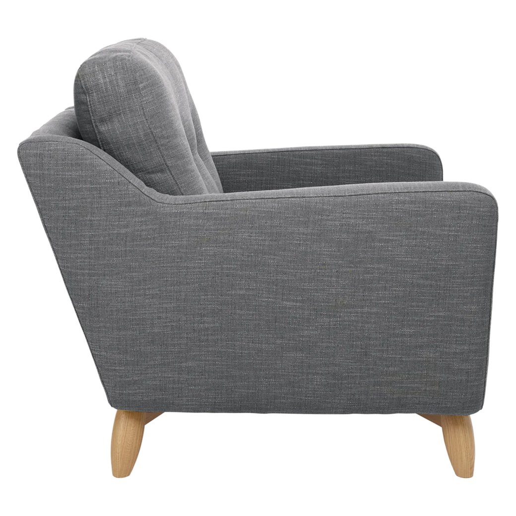 Ercol Cosenza Small Sofa | Retro Oak-Leg Sofa | Lee Longlands