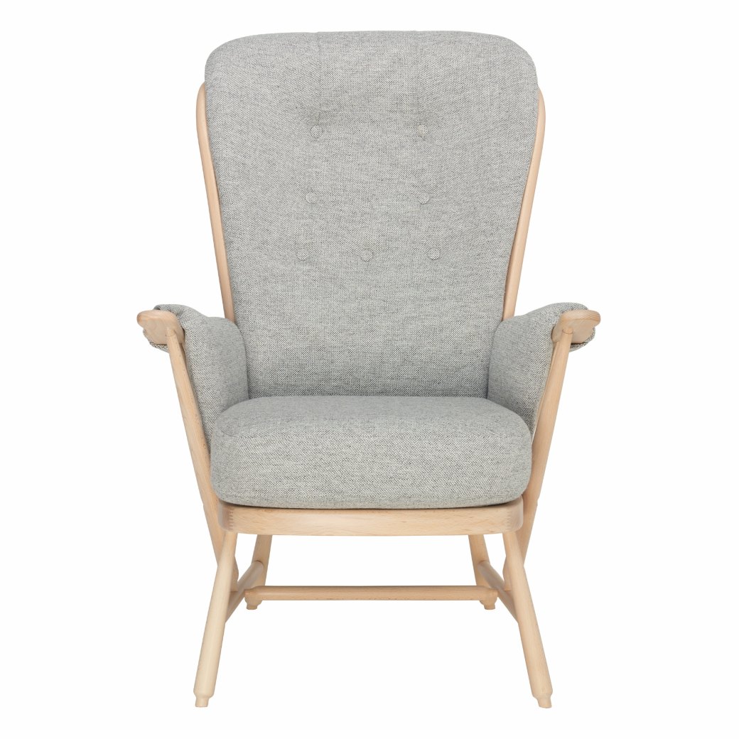 Ercol Evergreen High Back Easy Chair | Classic Ash Armchair | Lee Longlands