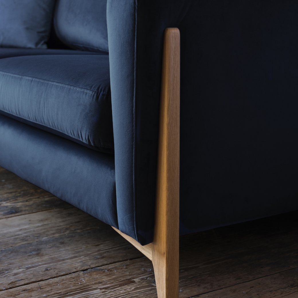 Ercol Marinello Small Sofa | Compact Oak-Leg Sofa | Lee Longlands