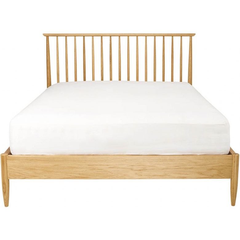 Ercol Teramo Double Bedframe | Solid Oak Bed | Lee Longlands