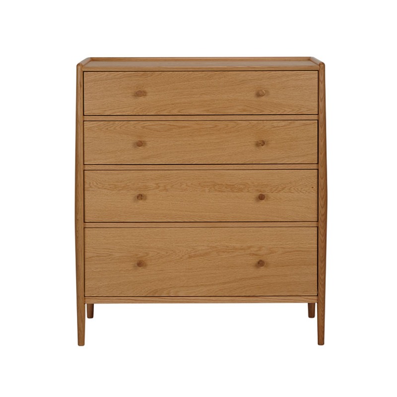 Ercol Winslow Bedroom 4 Drawer Chest - Lee Longlands