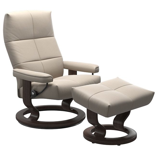 Stressless David Classic Recliner Chair and Stool | Lee Longlands