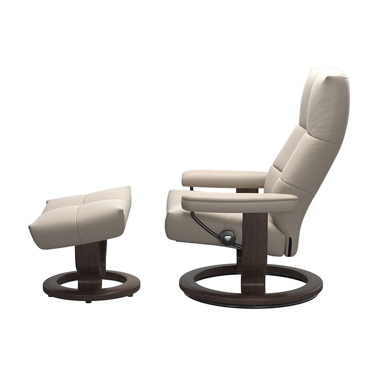 Stressless David Classic Recliner Chair and Stool | Lee Longlands
