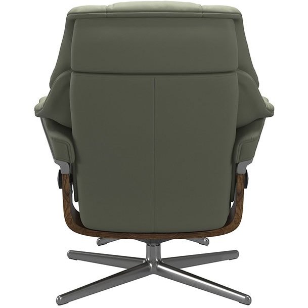 Stressless Reno Medium Cross Chair & Stool - Lee Longlands