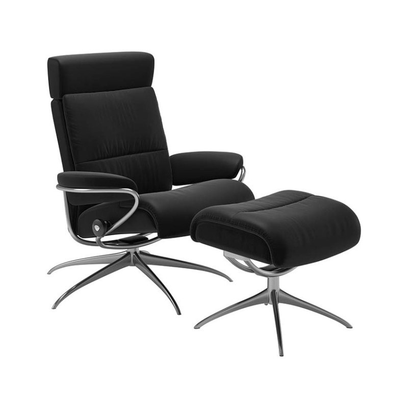 Stressless Tokyo Adjustable Headrest Star Base Quick Ship Lee Longlands