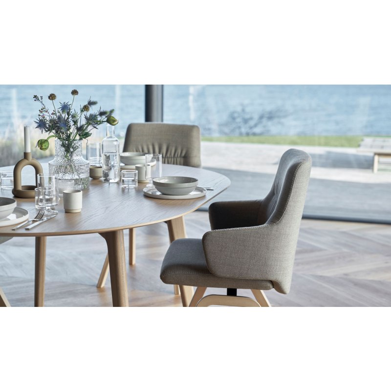 Vanilla Low Back D350 Dining Chair | Stressless | Lee Longlands