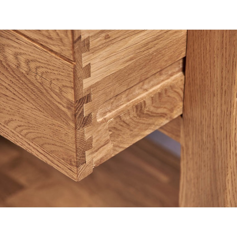 Hemingford Oak 1 Drawer Console Table - Lee Longlands
