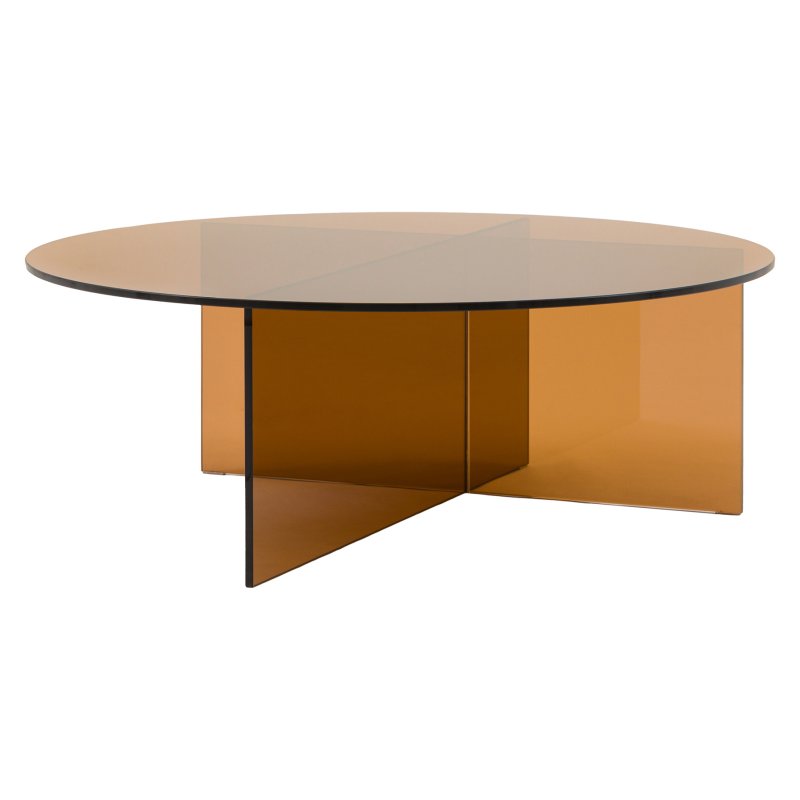 Parioli Bronze Glass Coffee Table- Retro Modern Design - Lee Longlands