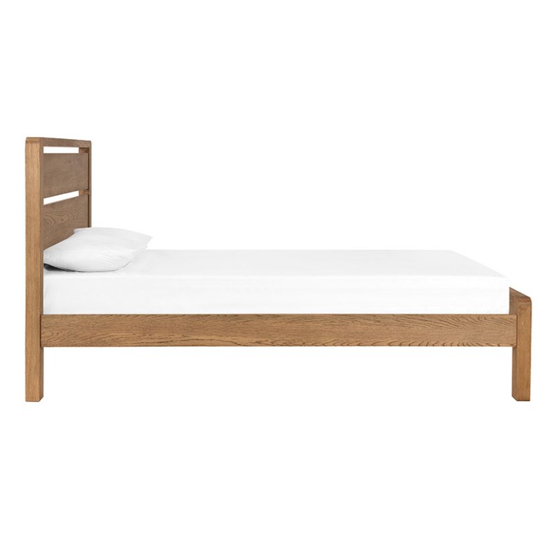 Nordic 5'0 Slatted Bed Frame | Solid Oak and Oak Veneer | Lee Longland ...