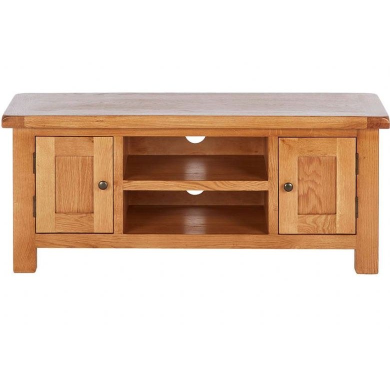 Fairfax Oak Large TV Unit - Lee Longlands