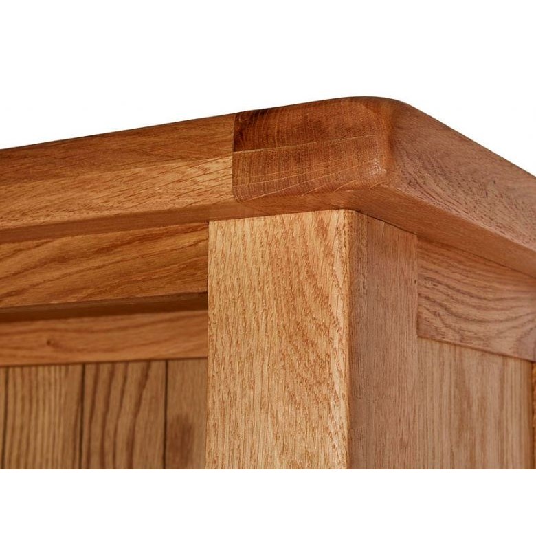 Fairfax Oak Large Deep Bookcase - Lee Longlands